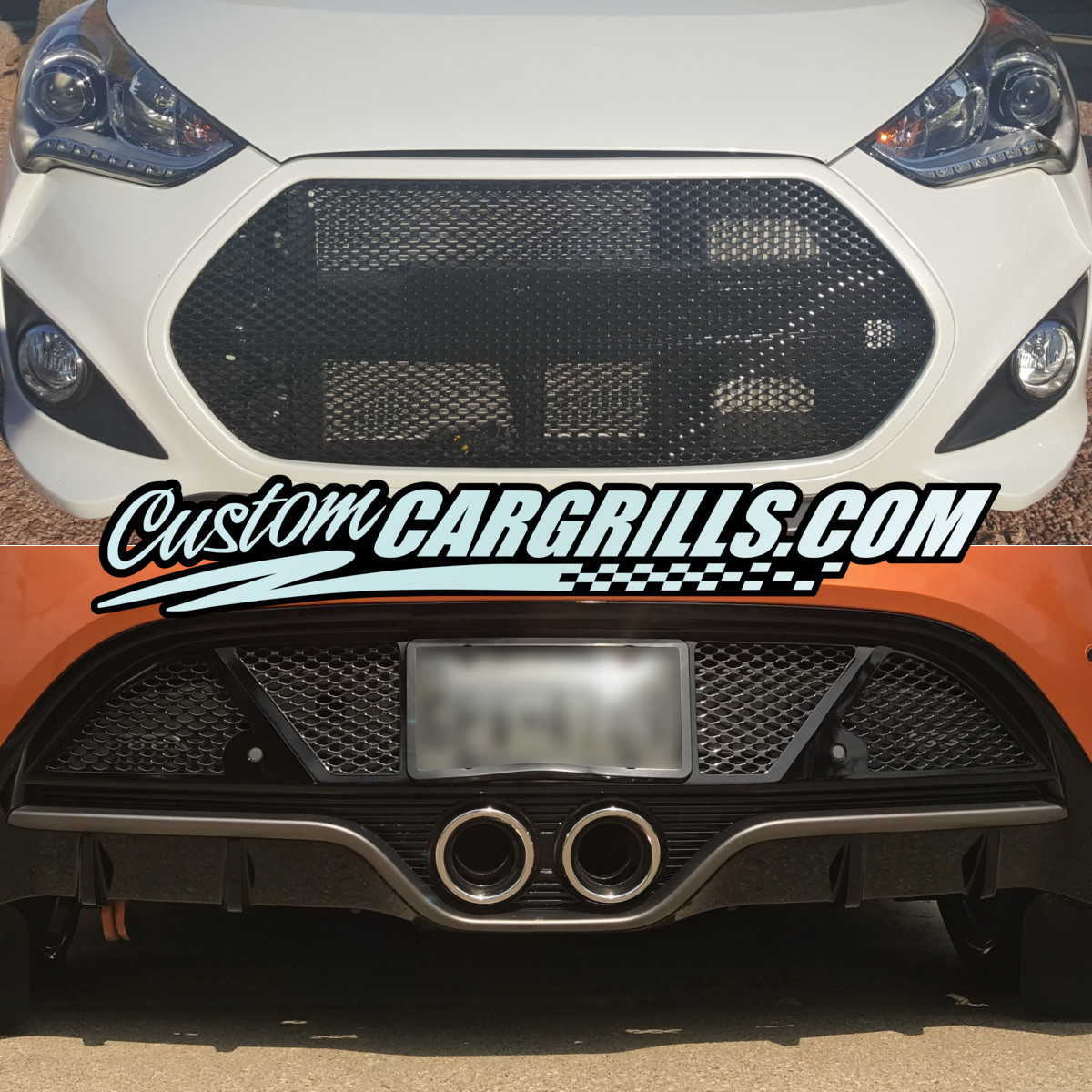 Custom Grill Mesh Kits for Hyundai Vehicles by customcargrills.com