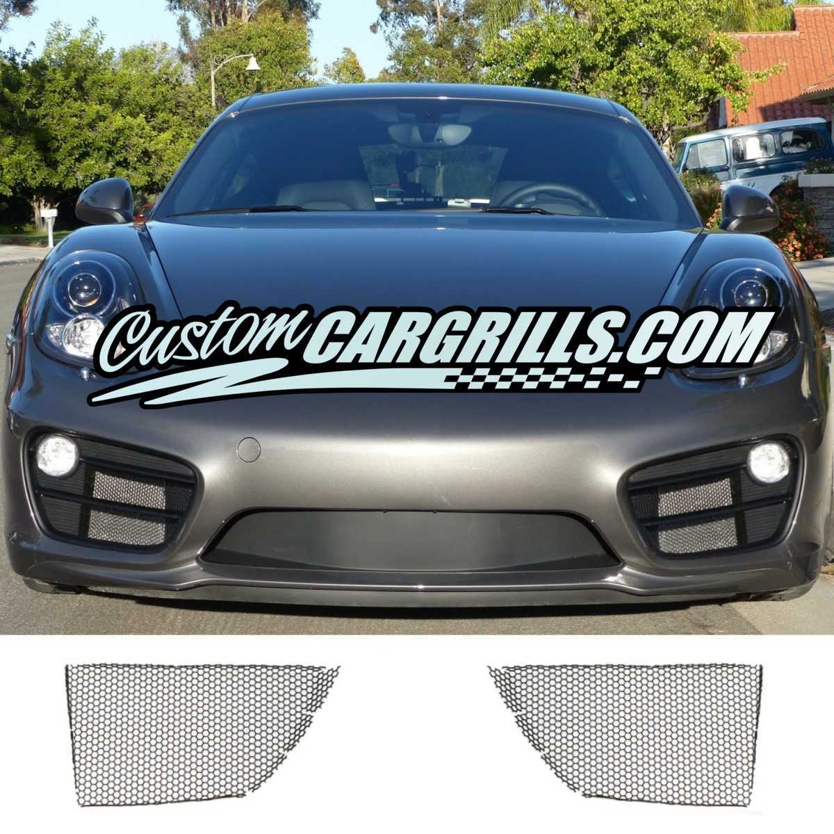 Porsche Cayman Radiator Mesh Grills by customcargrills