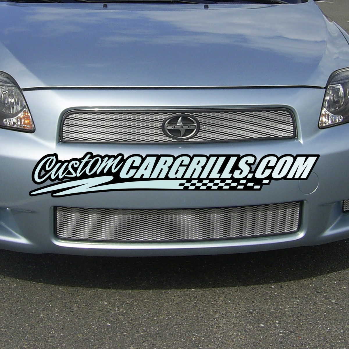 Custom Grill Mesh Kits for Scion Vehicles by customcargrills.com