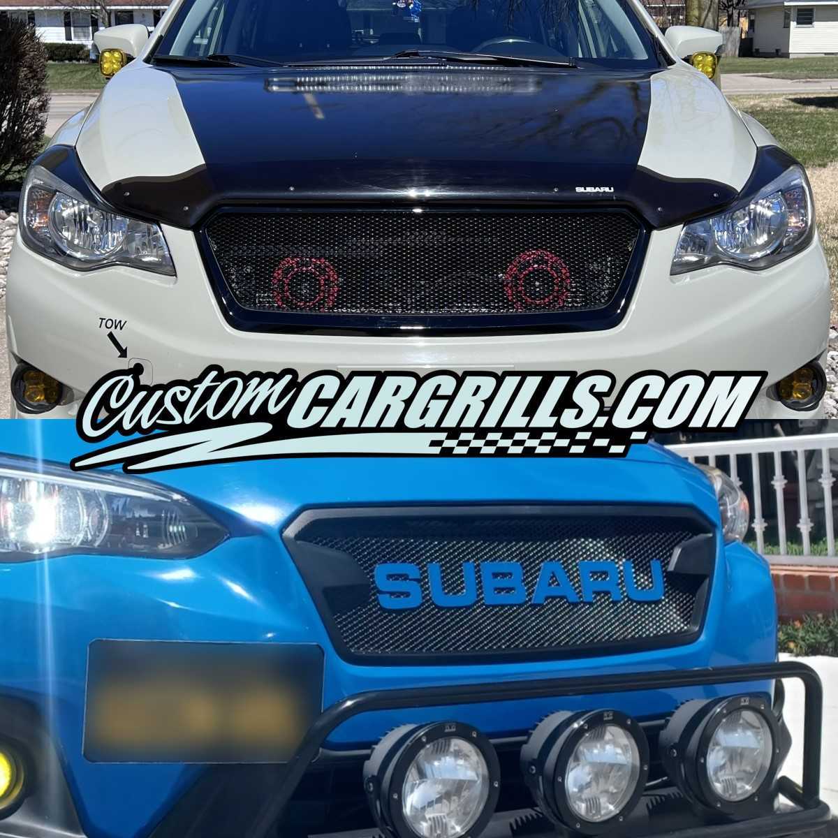 Custom Mesh Grills for Subaru Crosstrek by customcargrills.com