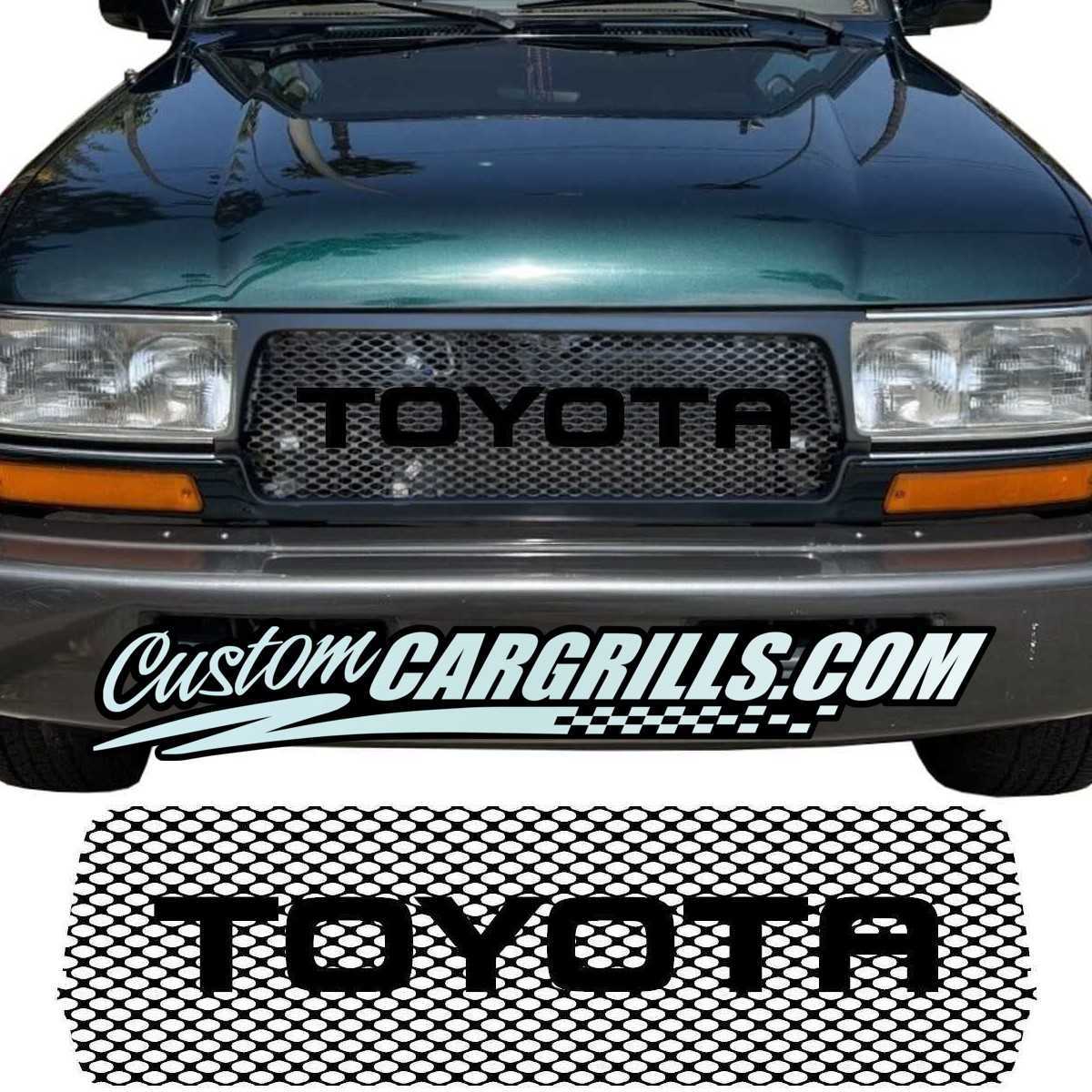 Toyota Land Cruiser 1991-1994 Mesh Grills by customcargrills