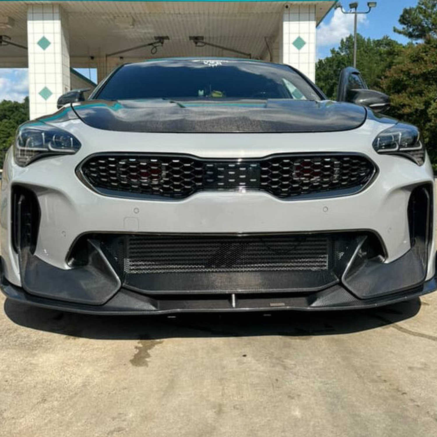 2018 - 2023 Kia Stinger GT Lower Grill Mesh Set by customcargrills