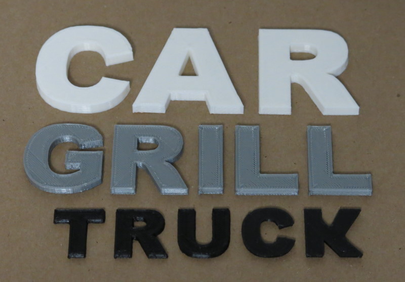 Grill Lettering & Emblems by customcargrills