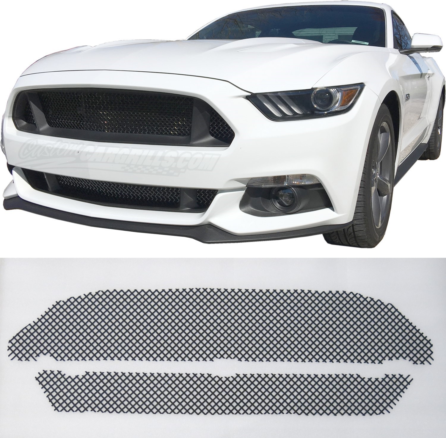 Custom Grill Mesh Kits for Ford Vehicles by customcargrills.com